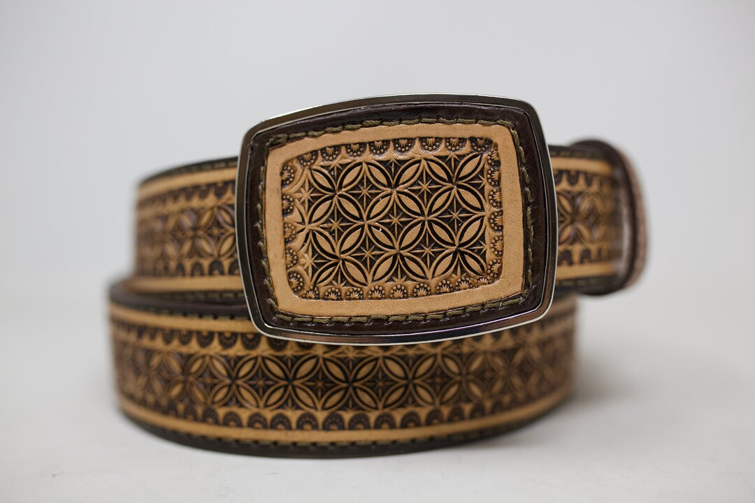 Custom Belt, Handtooled Belt, Western Belt, Hand Painted Belt With ...