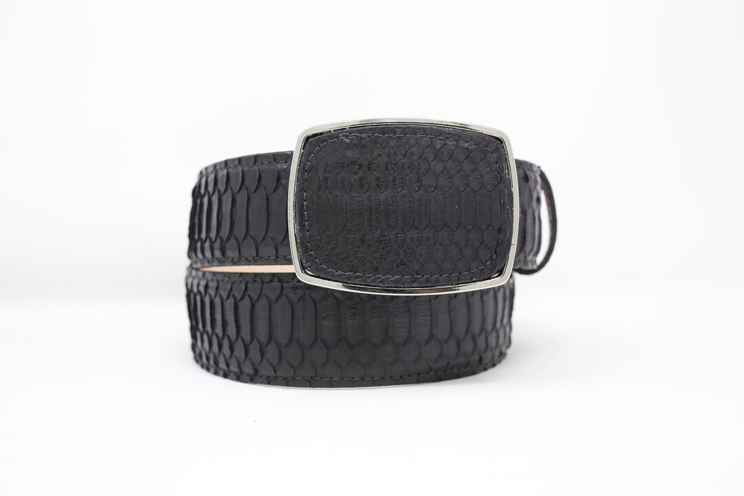 Black Snake Belt - Etsy