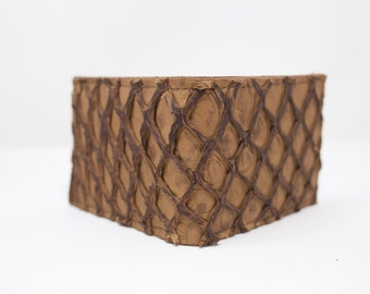 Black Stingray Leather Exotic Trifold Wallet, Gifts for Men, Luxury ...