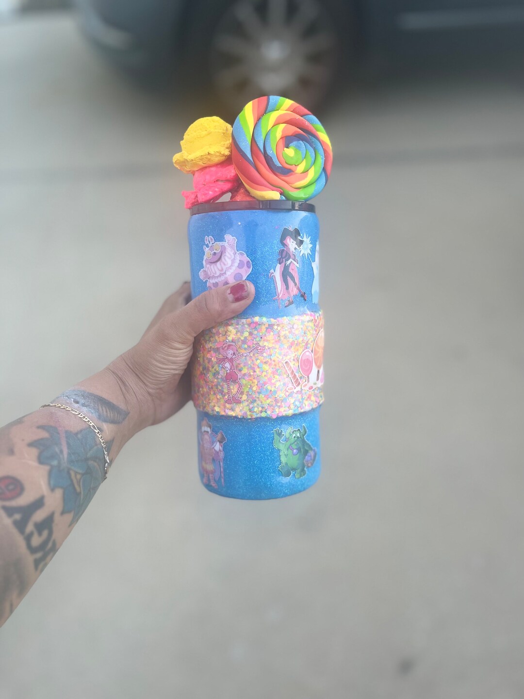 Shaker Tumbler With Topper - Etsy