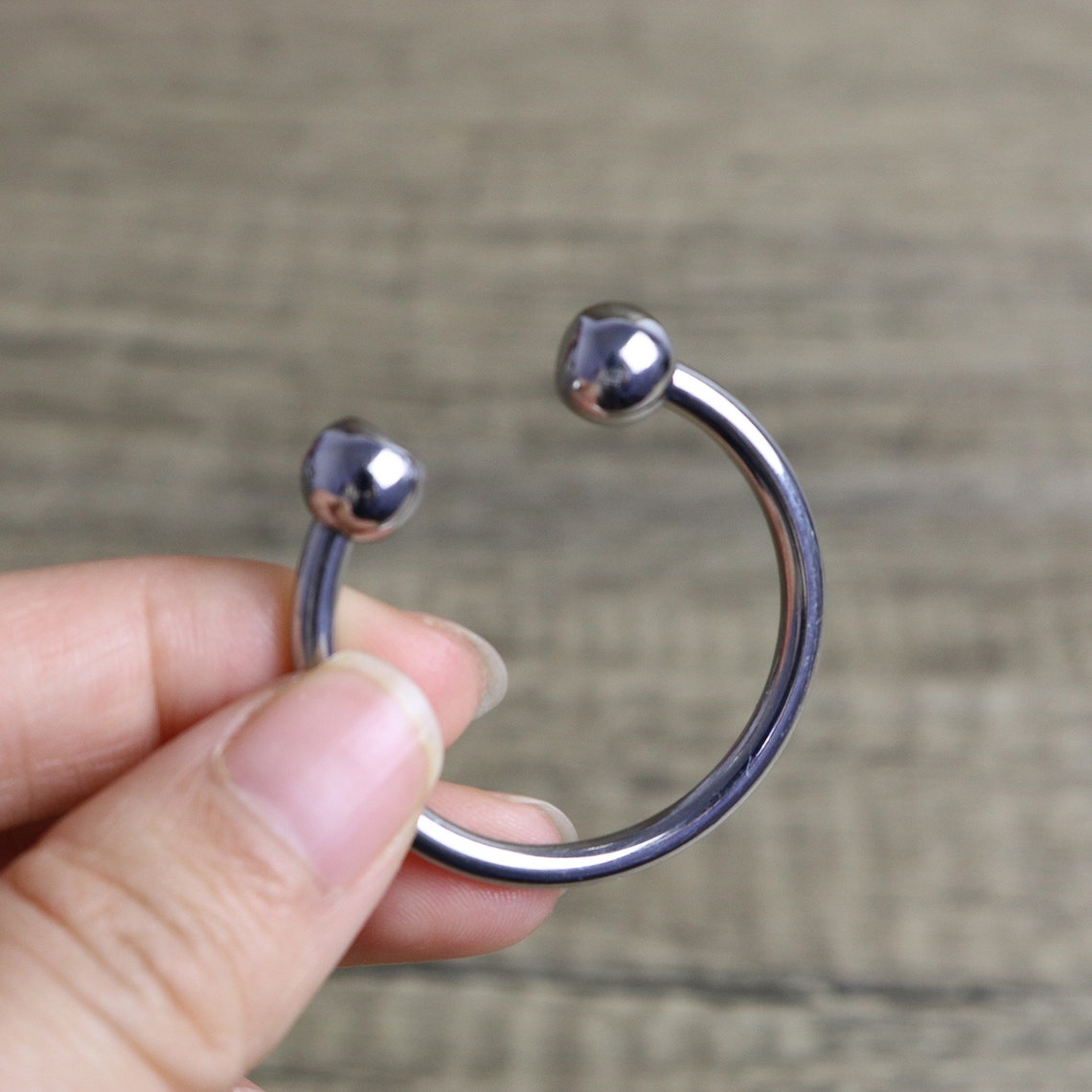 Stainless Steel Glans Ring with Double Pressure Point Beaded | Etsy