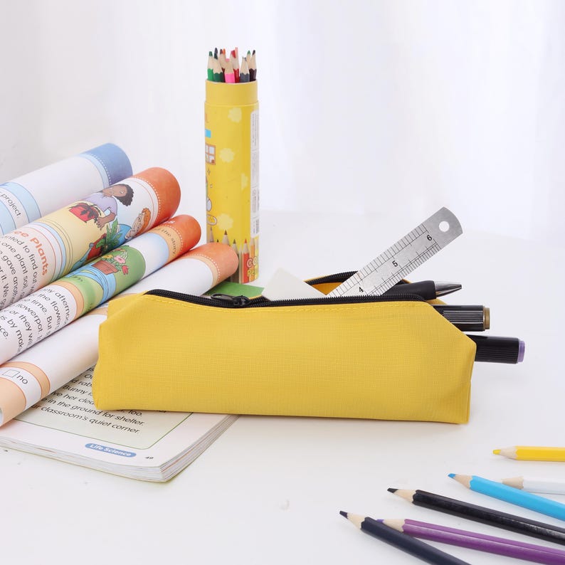 Personalized Pencil Boxes,monogram Travel Bag, Pencil Zipper Pouch,back ...