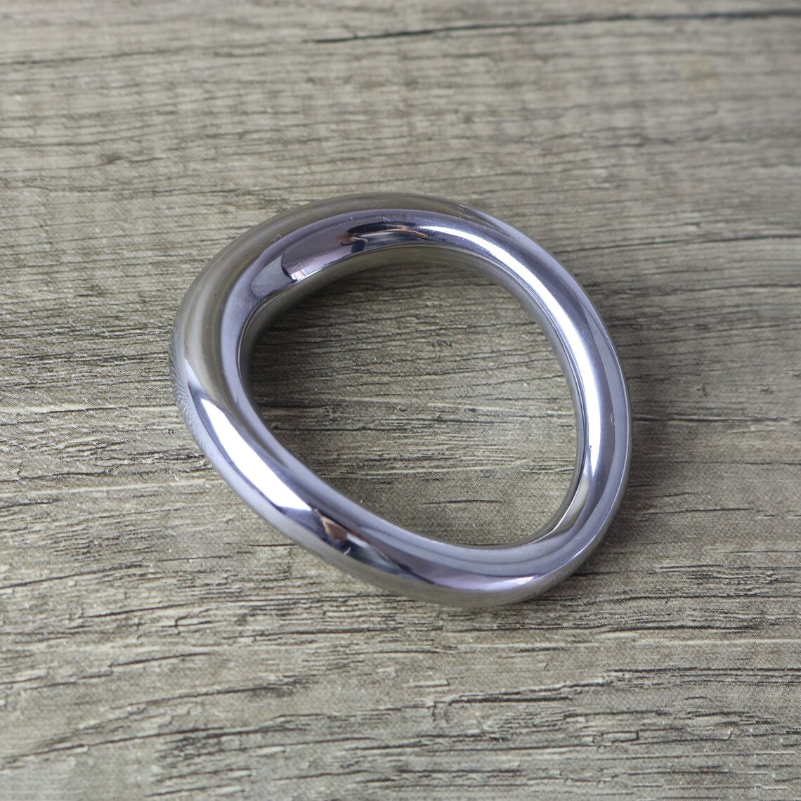 Curved Steel Cock Ring Etsy