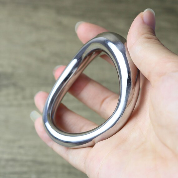 Curved Steel Cock Ring Etsy
