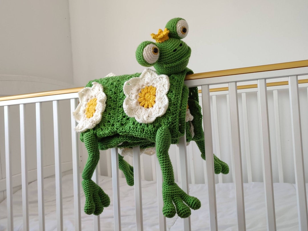 3in1 Jungle Frog Folding Baby Blanket Crochet Pattern | Pram Toy ...
