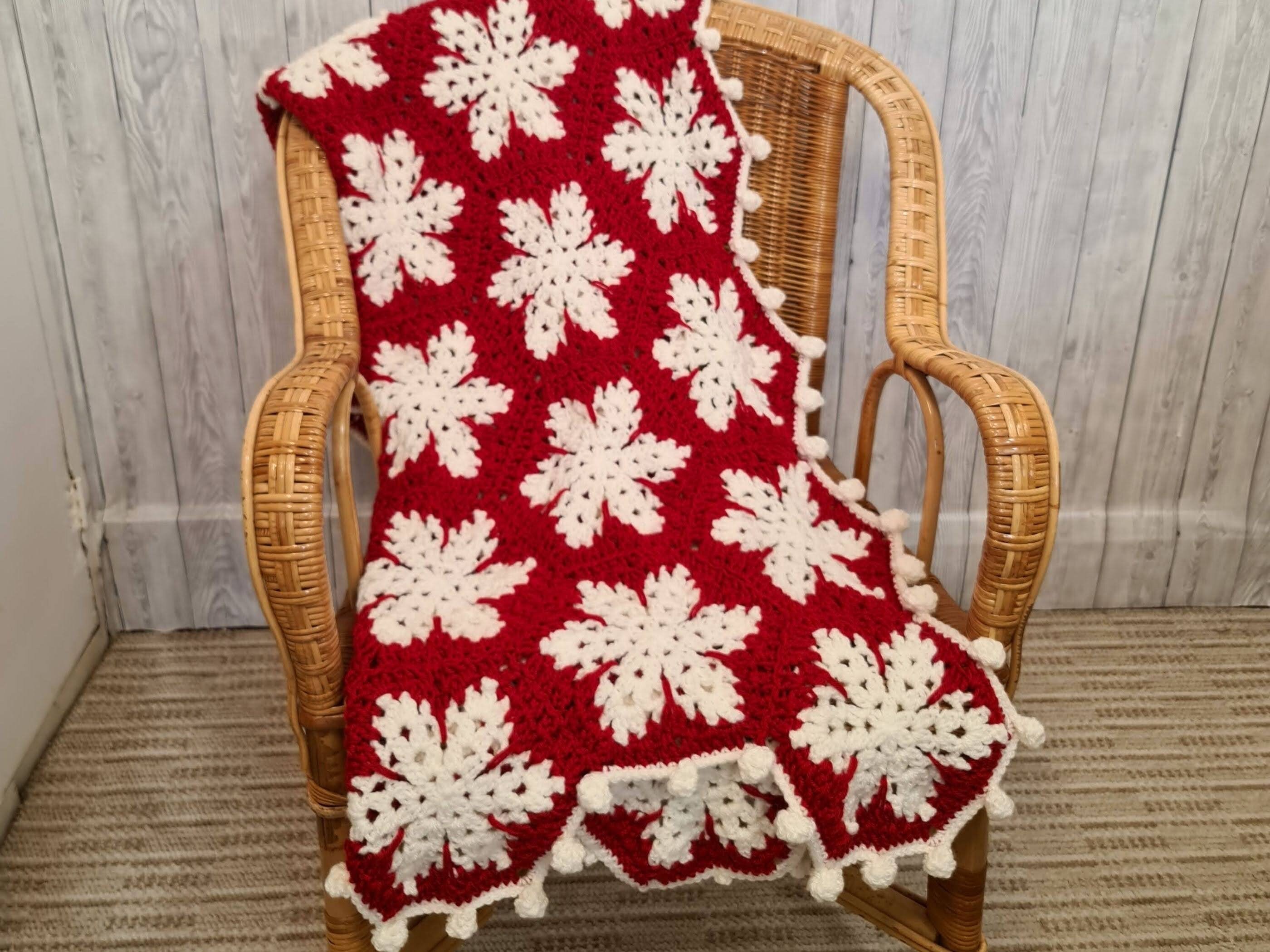 Crochet Baby Blanket Snowflake Pattern Snowflake Cape And Afghan