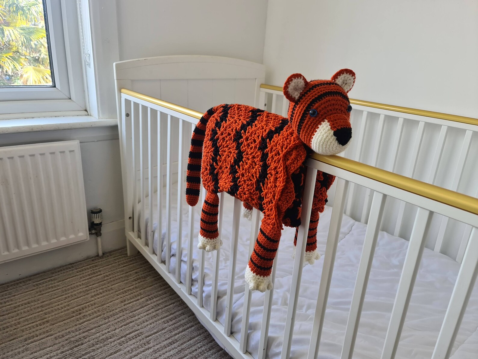 3in1 Jungle Tiger Folding Baby Blanket Crochet Pattern Pram Toy ...