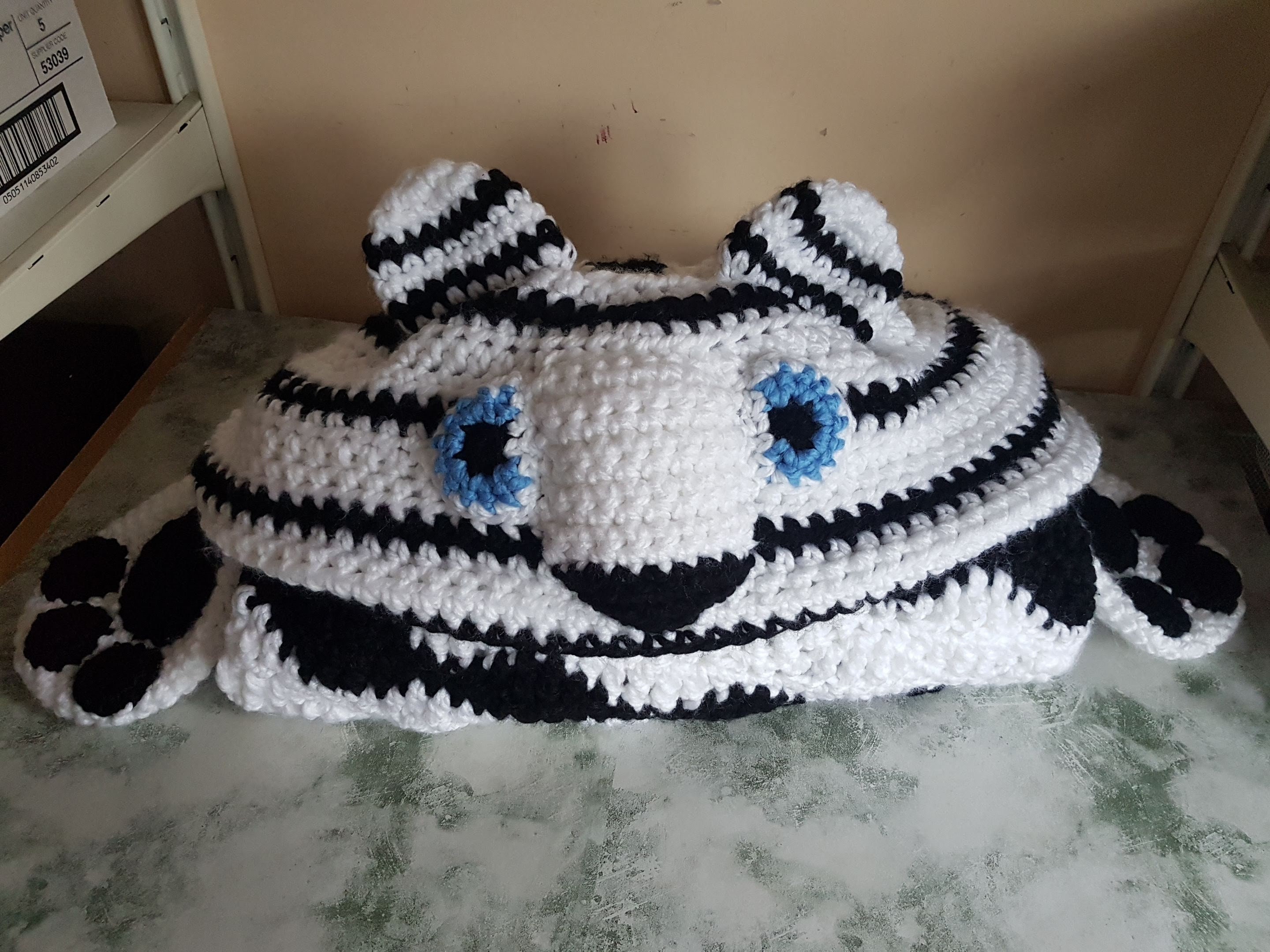 Snow Tiger Hooded Blanket Crochet Pattern | Adult & Child Sizes (PDF ...