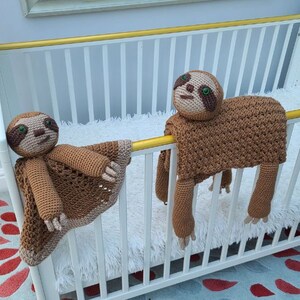 Sloth Baby Blanket & Lovey Baby Shower Set CROCHET PATTERN | Jungle ...