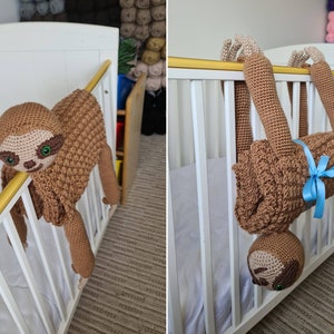 Sloth Baby Blanket & Lovey Baby Shower Set CROCHET PATTERN | Jungle ...