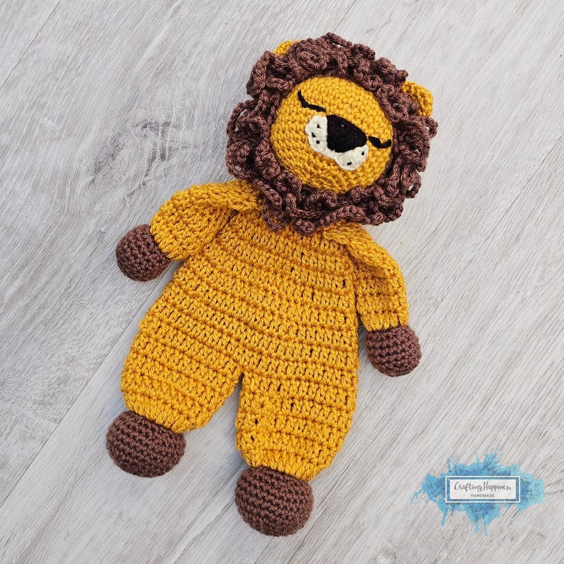 Crochet Lion Ragdoll Pattern – Kawaii Amigurumi Cuddler (PDF Pattern ...