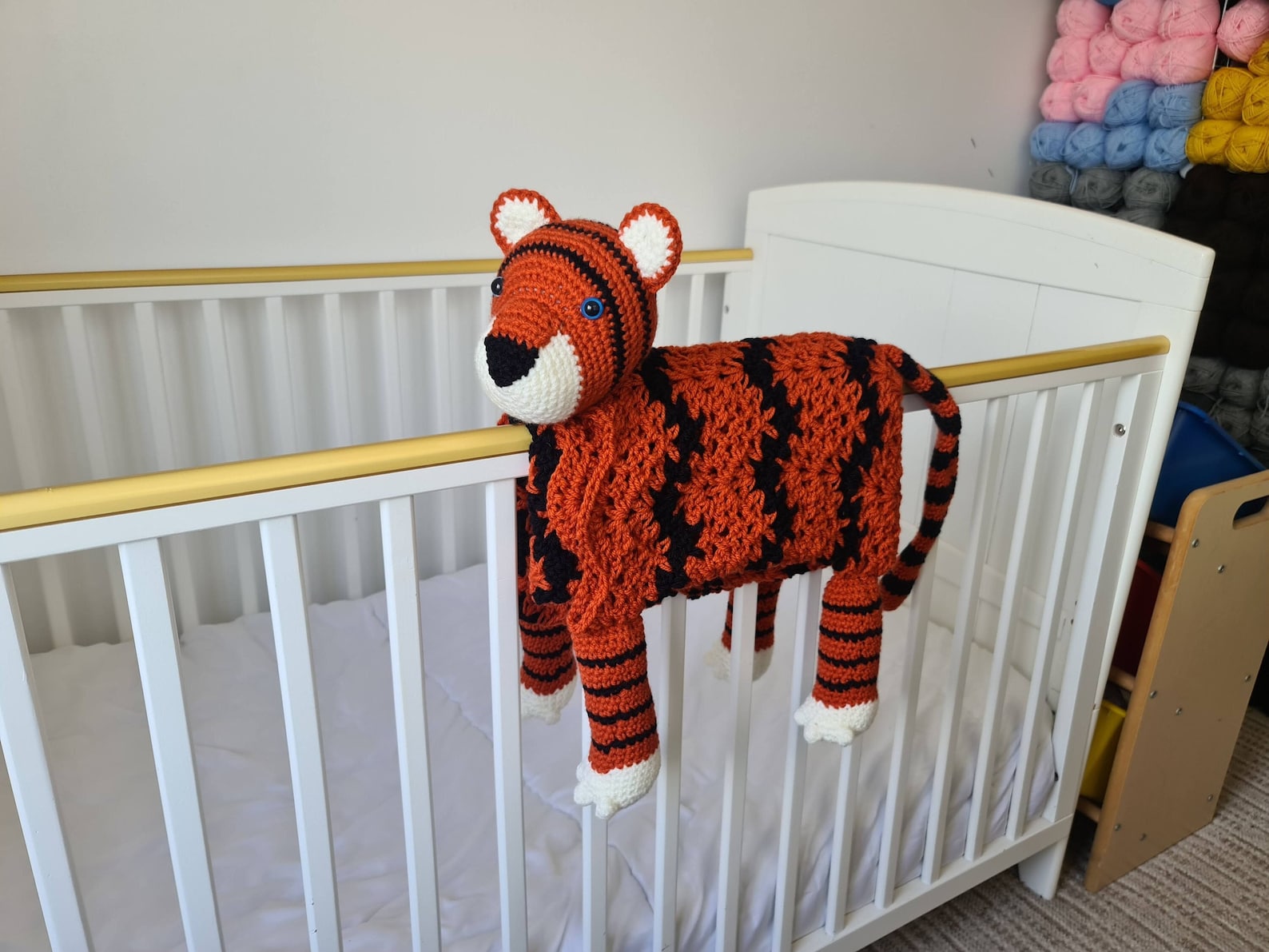 3in1 Jungle Tiger Folding Baby Blanket Crochet Pattern | Pram Toy ...