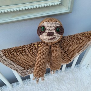 Sloth Baby Blanket & Lovey Baby Shower Set CROCHET PATTERN | Jungle ...