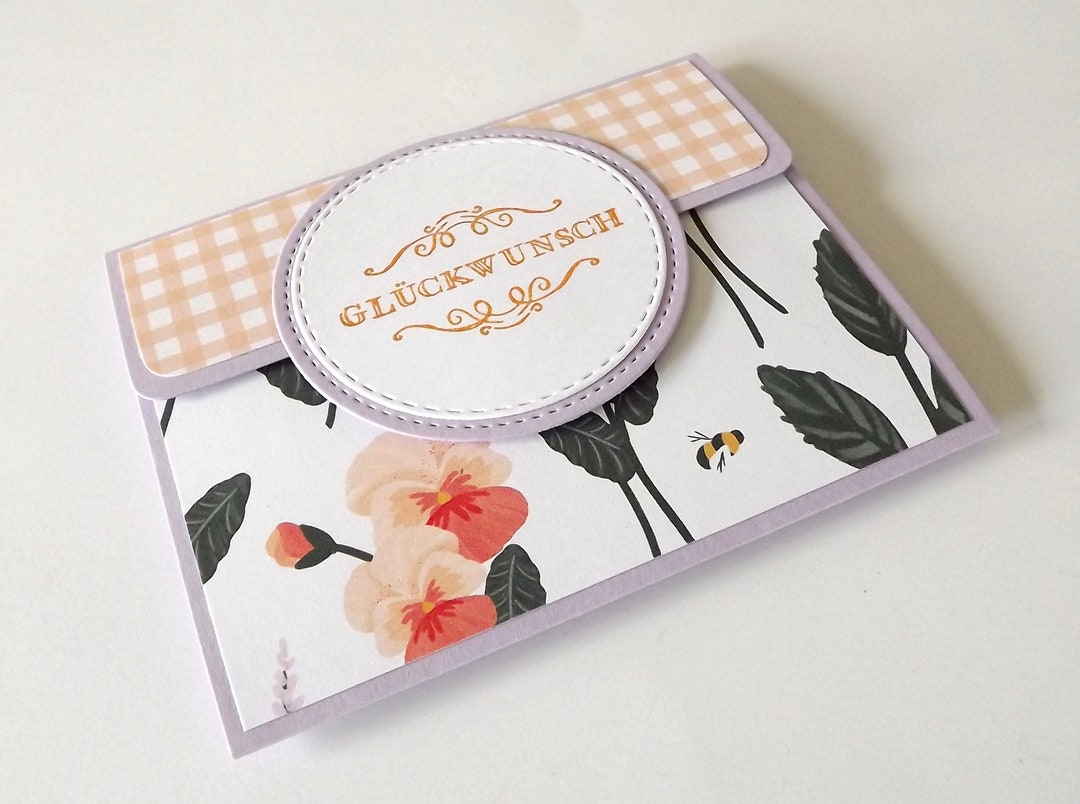 Money Gift Card Voucher Check Card Congratulations - Etsy