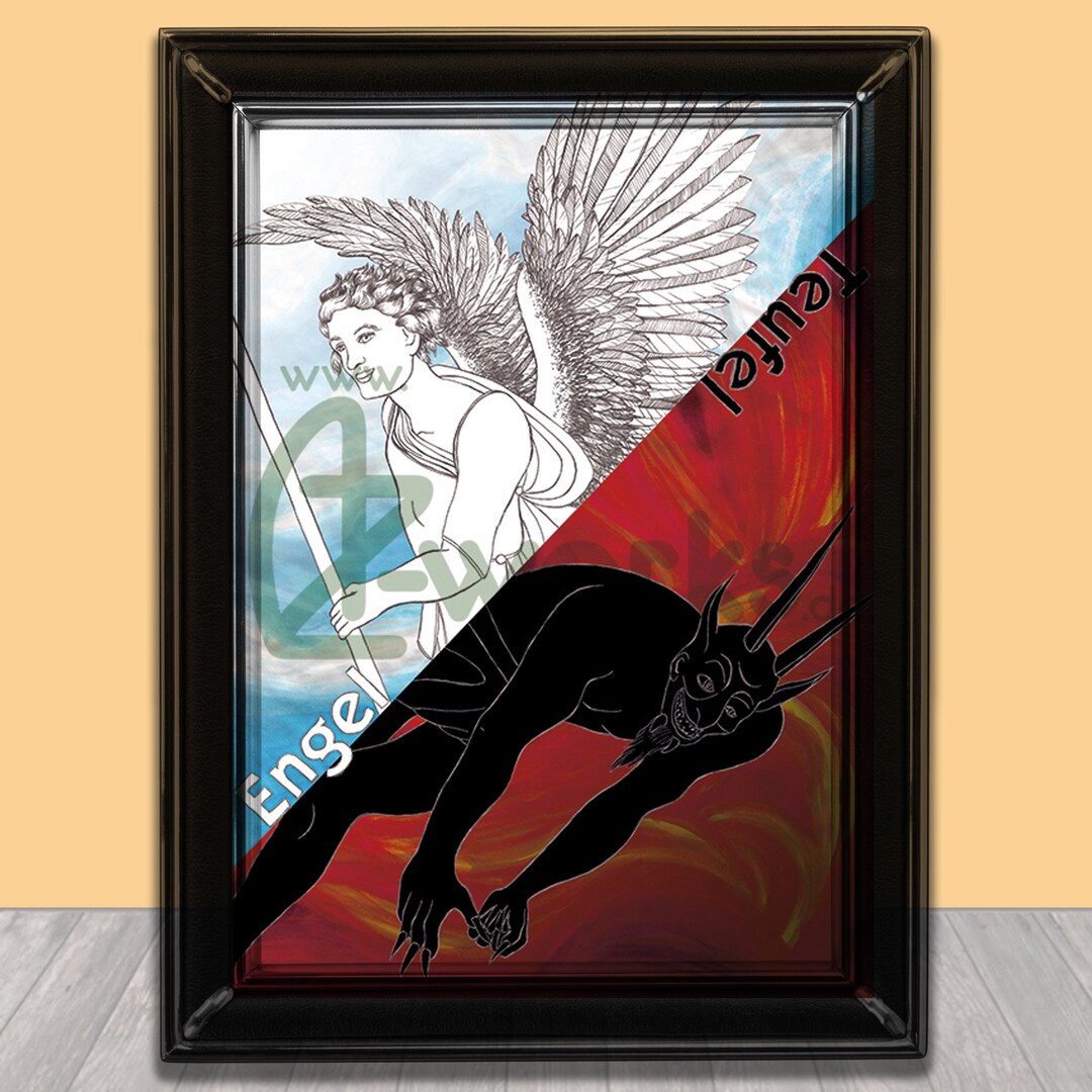 Angel Devil Poster - Etsy