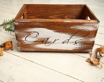 Rustic Wedding Card Box - Etsy