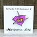 Mariposa Lily Enamel Pin / Wildflower Botanical Illustration Lapel ...