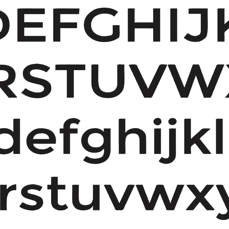 1 Thick Letters - Etsy