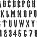 BX Keyboard Letter Fonts - Biker Gothic Style ABC - (BX Format Only) - Etsy