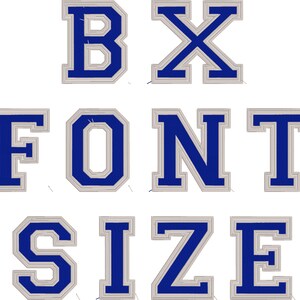 BX Keyboard Letter Fonts - College Jersey ABC Double - (BX Format Only ...