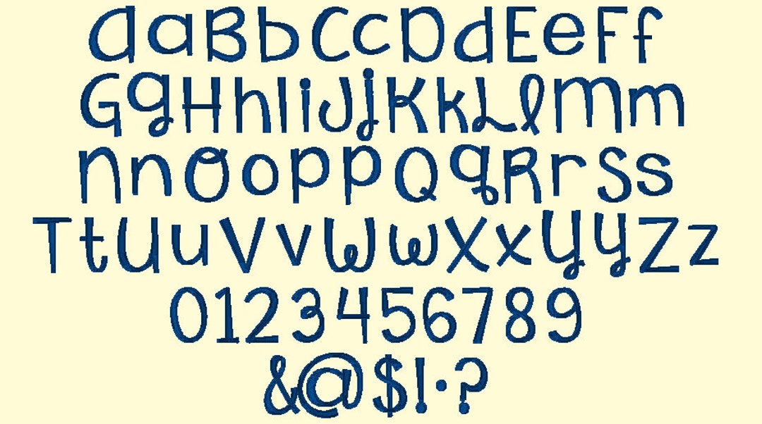 BX Keyboard Letter Fonts Falling Slowly 1-3 Inch BX Format Only - Etsy