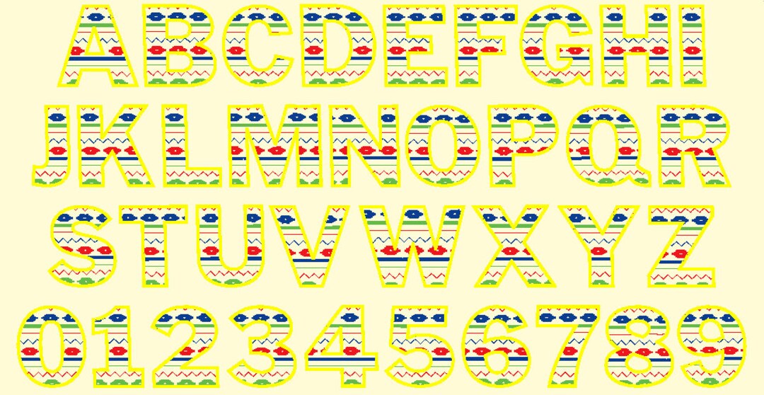 BX Keyboard Letter Fonts - Native American Tribal Style Large Font (6 ...