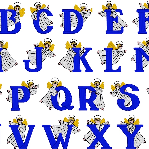 Angel Alphabet - Etsy