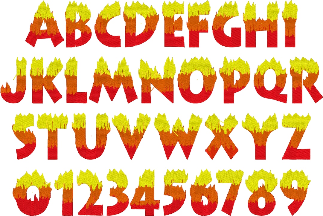 BX Keyboard Letter Fonts - FLAME Letters - (BX Format Only) - Etsy