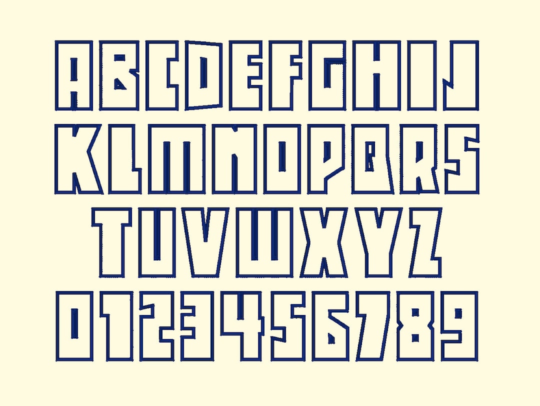 BX Keyboard Letter Fonts - Applique BLOCK City 3-5 Inch - (BX Format ...