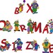 BX Keyboard Letter Fonts - Clown ABC Font 3 Inch - (BX Format Only) - Etsy