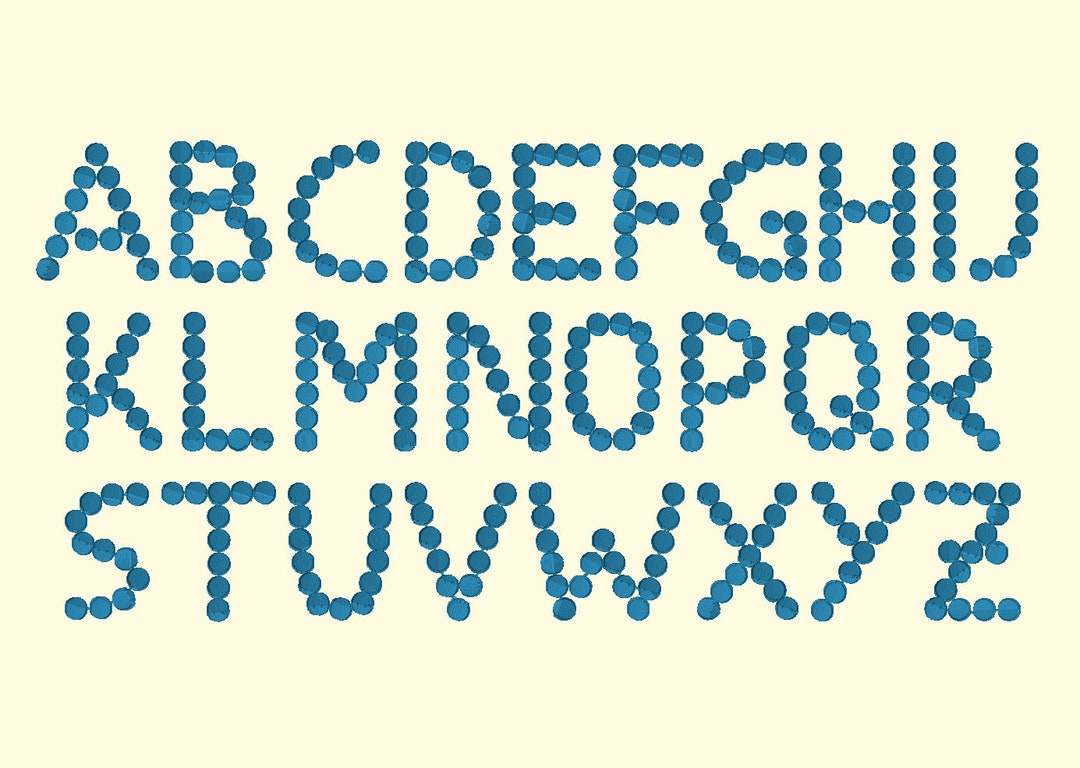 BX Keyboard Letter Fonts - BALLS 2 Inch - (BX Format Only) - Etsy