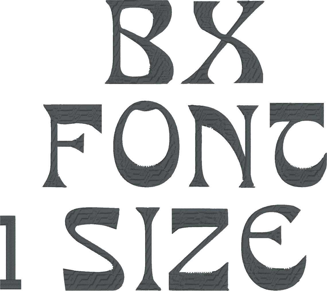 BX Keyboard Letter Fonts - MIRA Script 1.5 Inch - (BX Format Only) - Etsy
