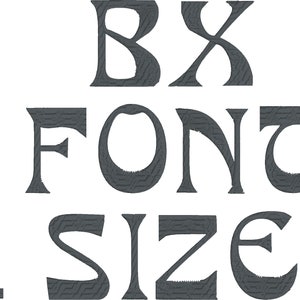 BX Keyboard Letter Fonts - MIRA Script 1.5 Inch - (BX Format Only) - Etsy