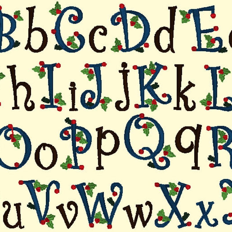 Curly Letters - Etsy