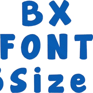 BX Keyboard Letter Fonts - Bubble Comic Sans Style 1-3 Inch - (BX ...