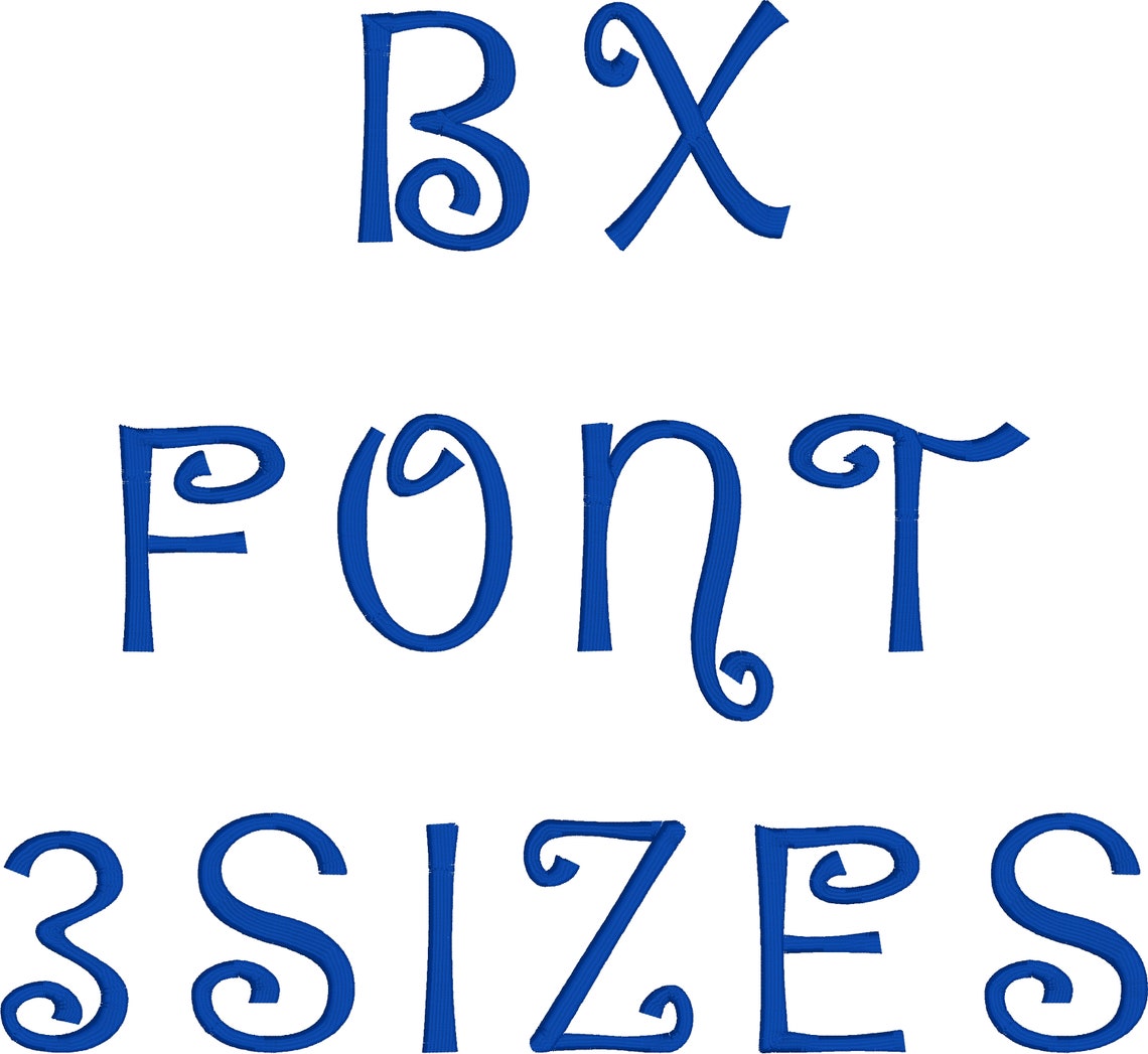 BX Keyboard Letter Fonts - Penguin Attack 1-3 Inch - (BX Format Only ...