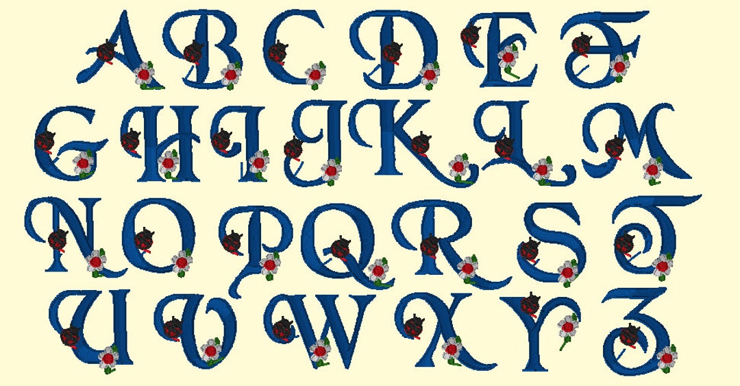 BX Keyboard Font Letter Lady Bug 2 Inch - (BX Format Only) - Etsy