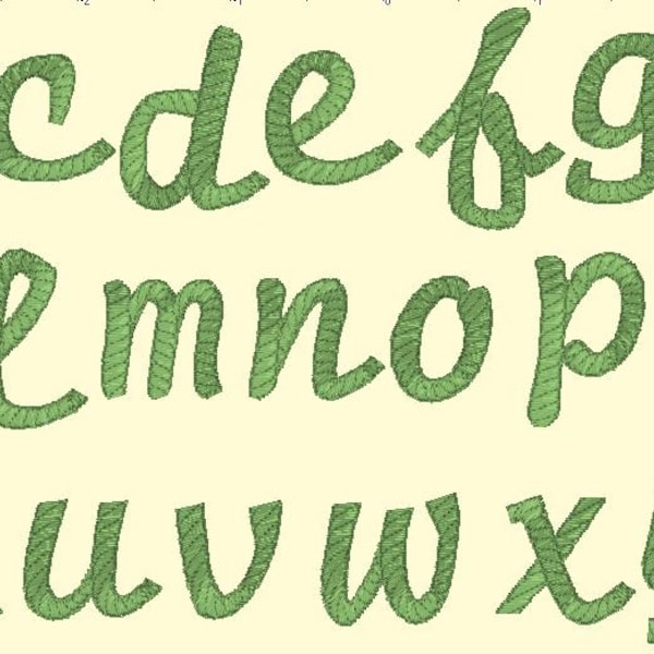 Rope Font Embroidery - Etsy