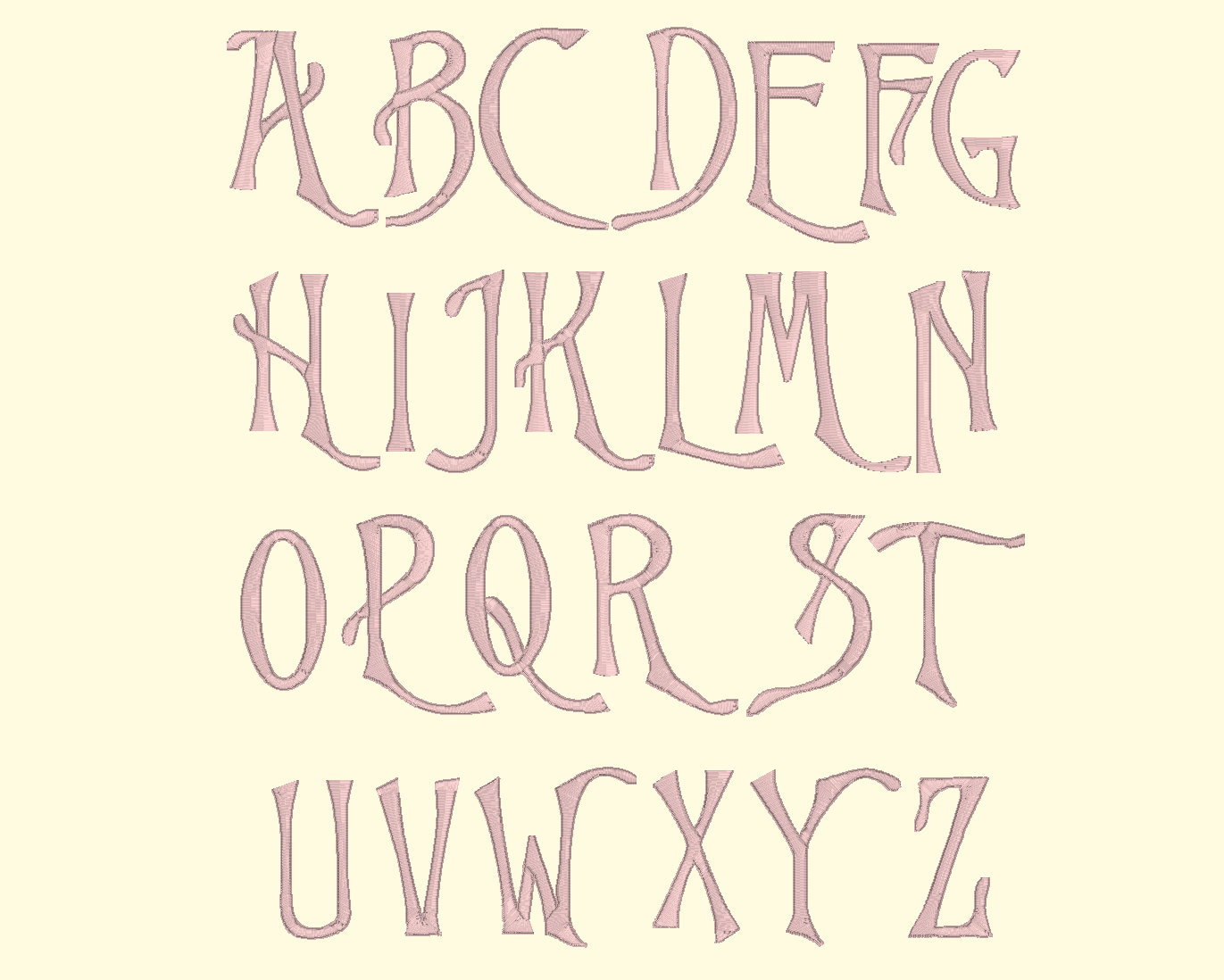 Monotype Script Font