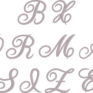 BX Keyboard Letter Fonts - Script ABC 2.5 Inch - (BX Format Only) - Etsy
