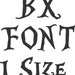 BX Keyboard Letter Fonts - Alice in Wonderland Font Letters 3.5 Inch ...