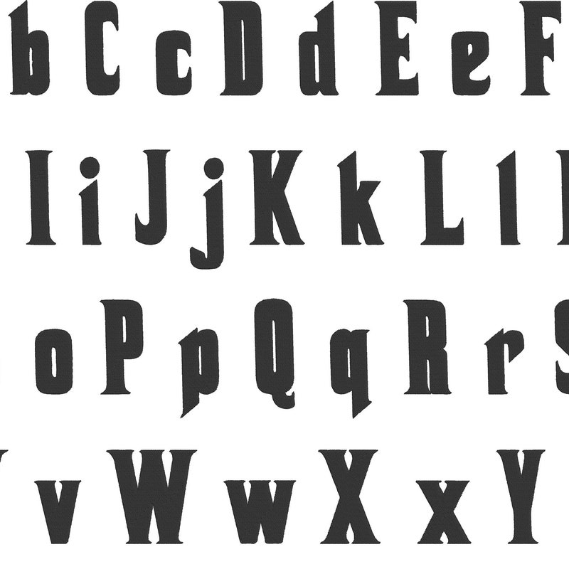Gangster Fonts - Etsy