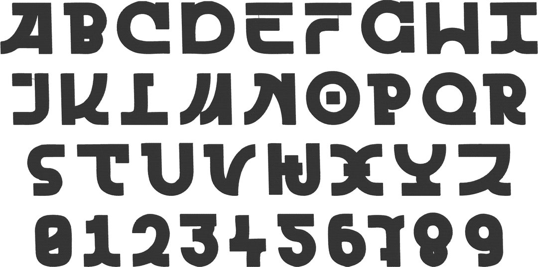 BX Keyboard Letter Fonts - JAPANESE Style - (BX Format Only) - Etsy