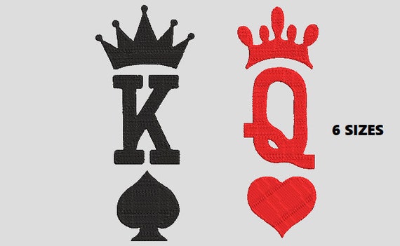 King Card Symbol Twelve Imperial Symbols Playing Cards (Monochrome) By