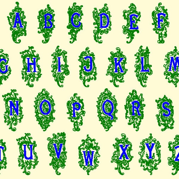 Medieval Alphabet - Etsy