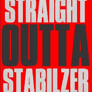 Embroidery Machine Files - Straight Outta Gangster Movie Style Letters ...