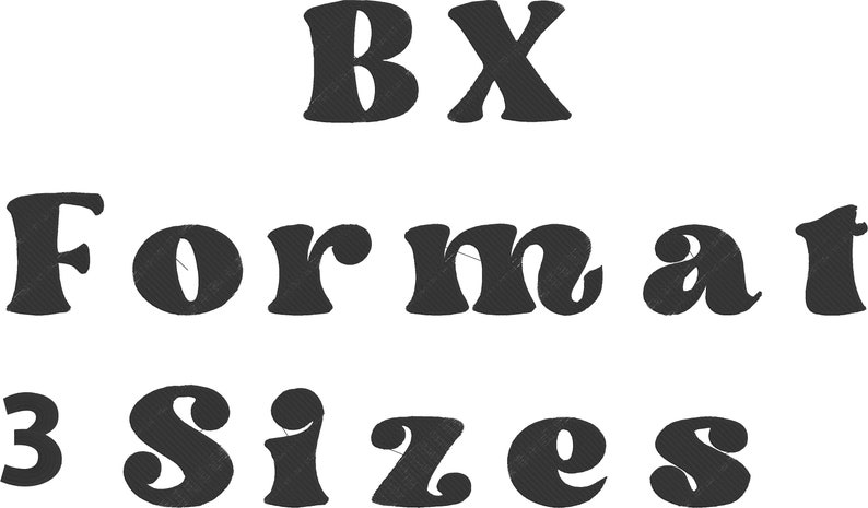 BX Keyboard Letter Fonts Vintage 70's Retro Bold BX - Etsy