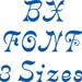 BX Keyboard Letter Fonts - Crayonette 1-3 Inch - (BX Format Only) - Etsy