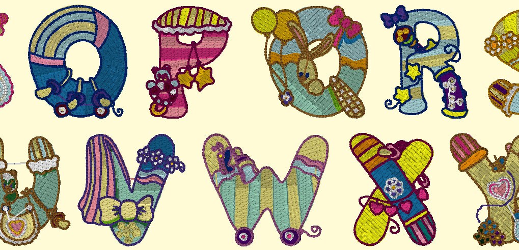 BX Keyboard Letter Fonts Baby ABC 2.5 Inch BX Format - Etsy