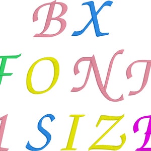 BX Keyboard Letter Fonts - Color Script Monogram ABC 2 Inch - (BX ...